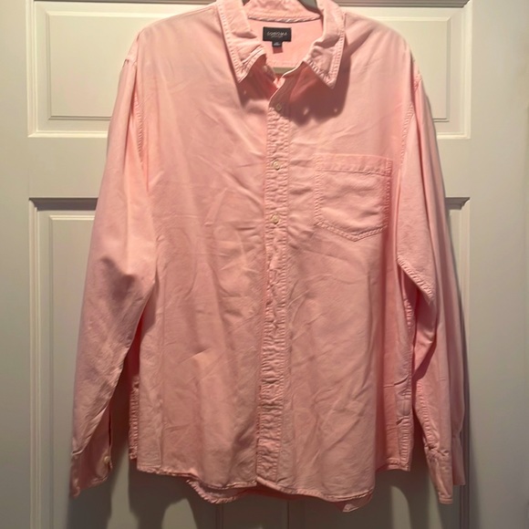 Sonoma | Shirts | Mens Pink Cotton Button Down Long Sleeve Shirt By ...